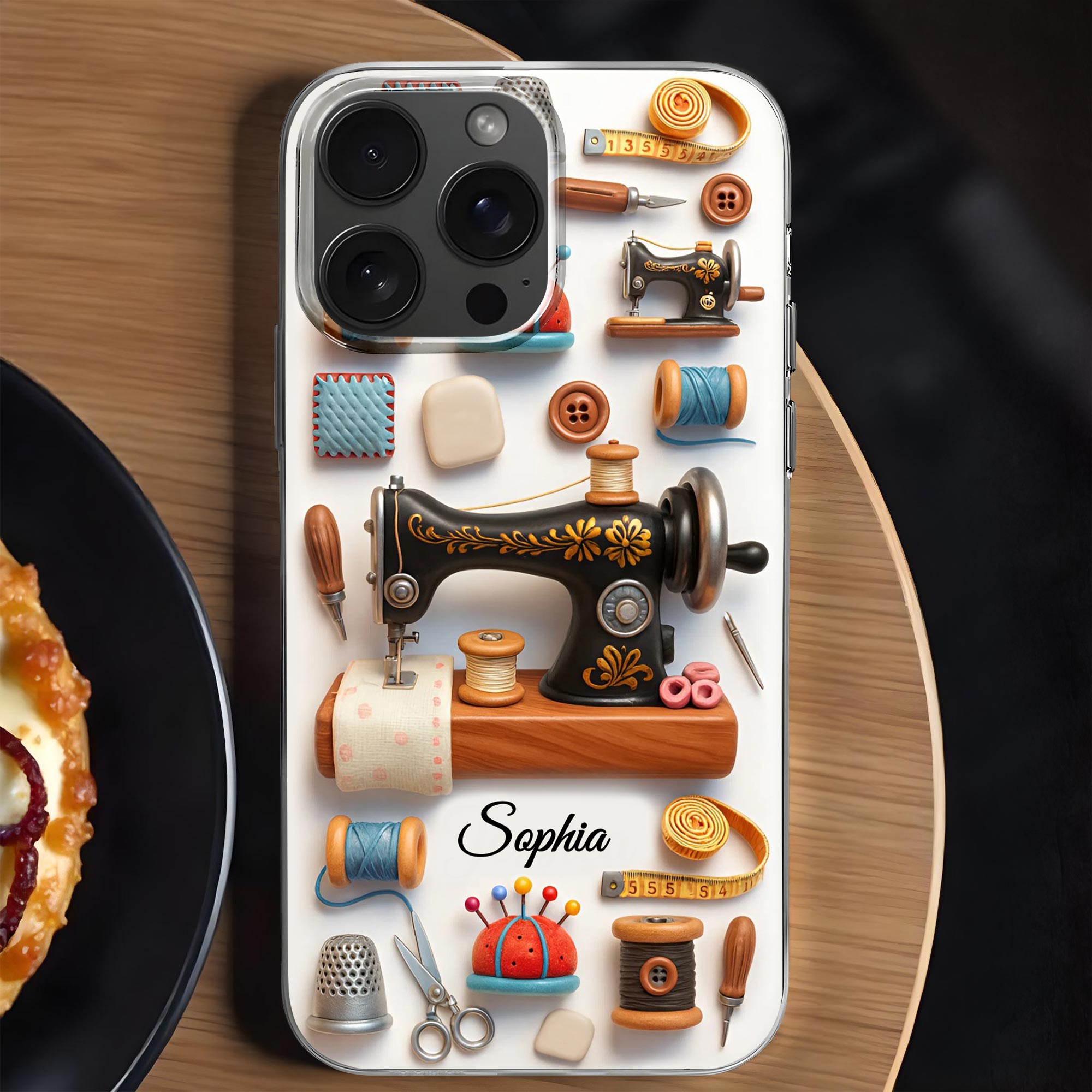 Celebrate Your Creativity, Personalized Clear Phone Case, Gift For ...
