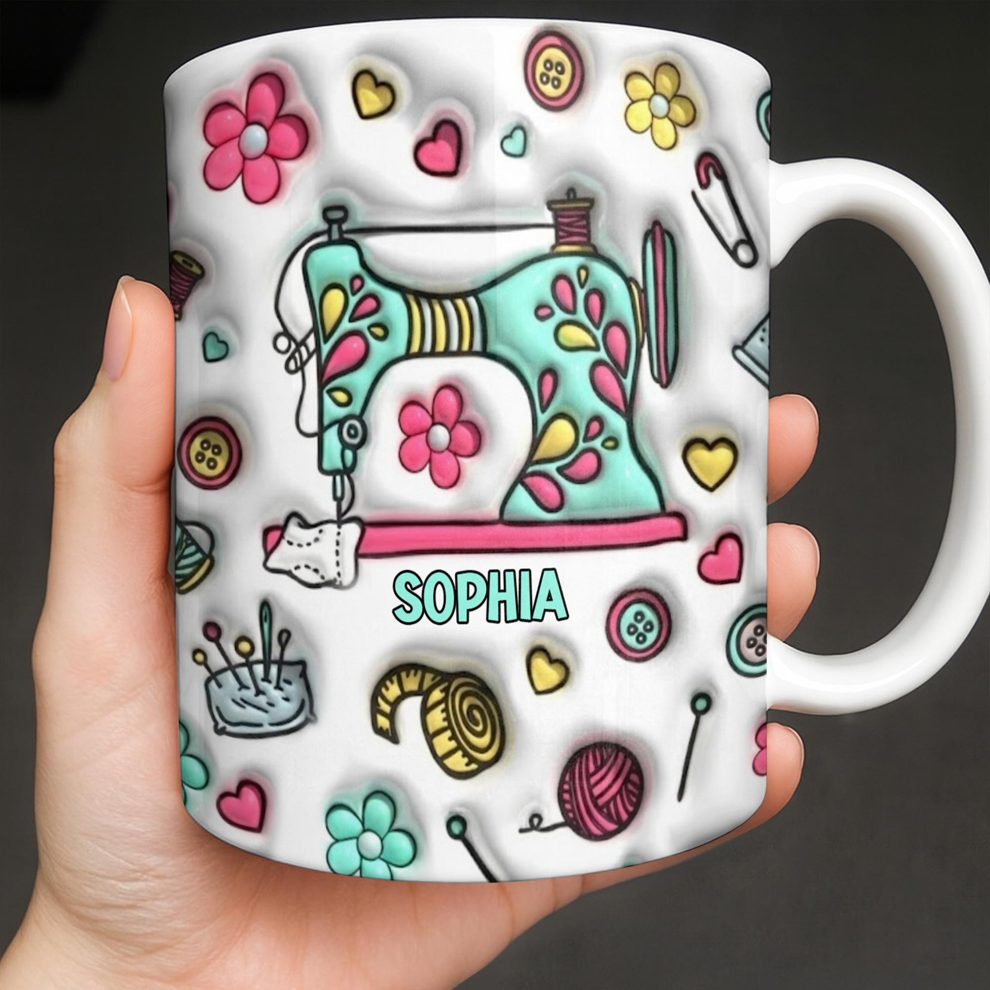 Celebrate Your Creativity With A Personalized Sewing Themed Design ...