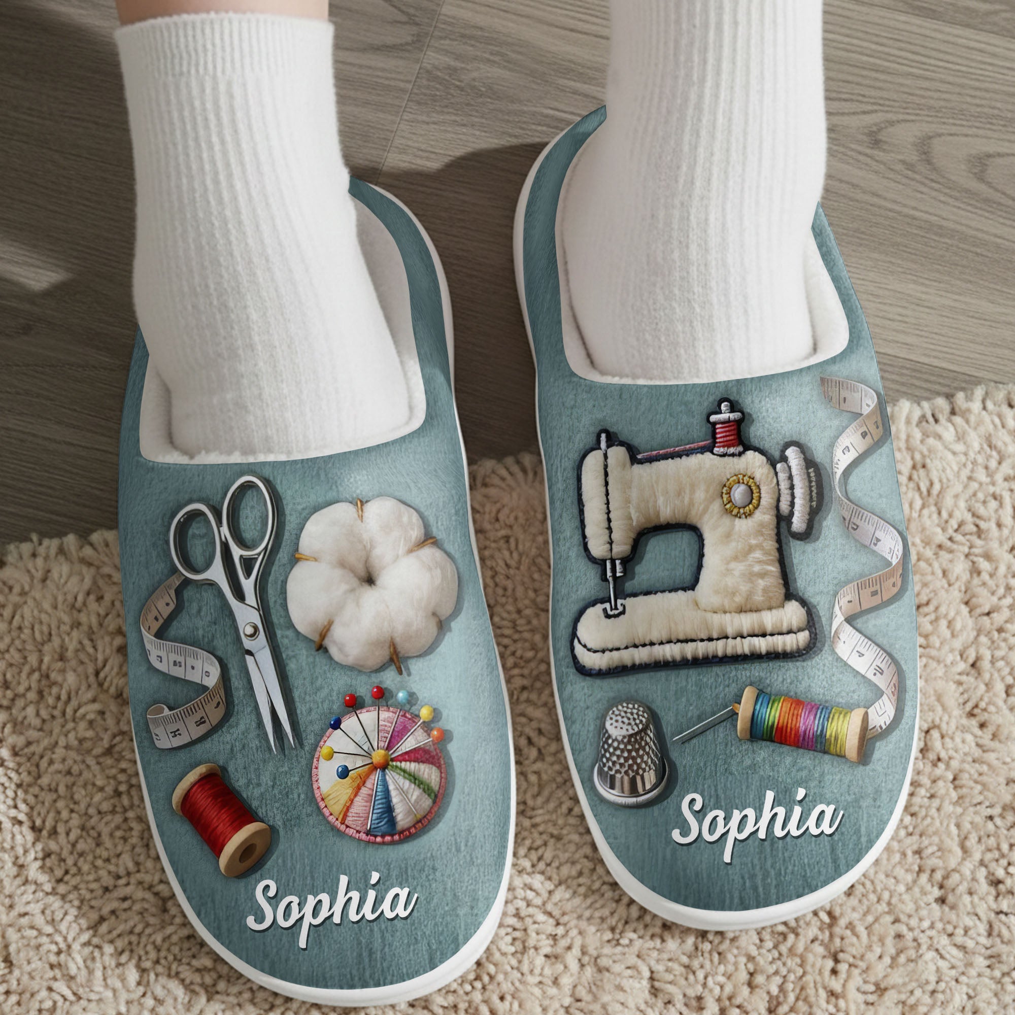 Customize With Your Name And Favorite Sewing Icons, Personalized Unisex ...