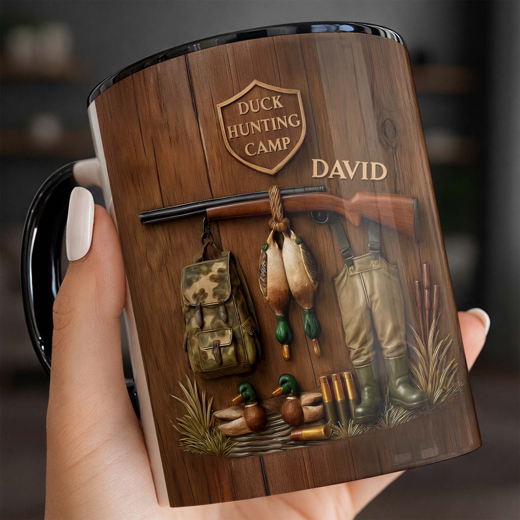 Duck Hunting Camp A Perfect Hunters Retreat,Custom Accent Mug,Gift For ...