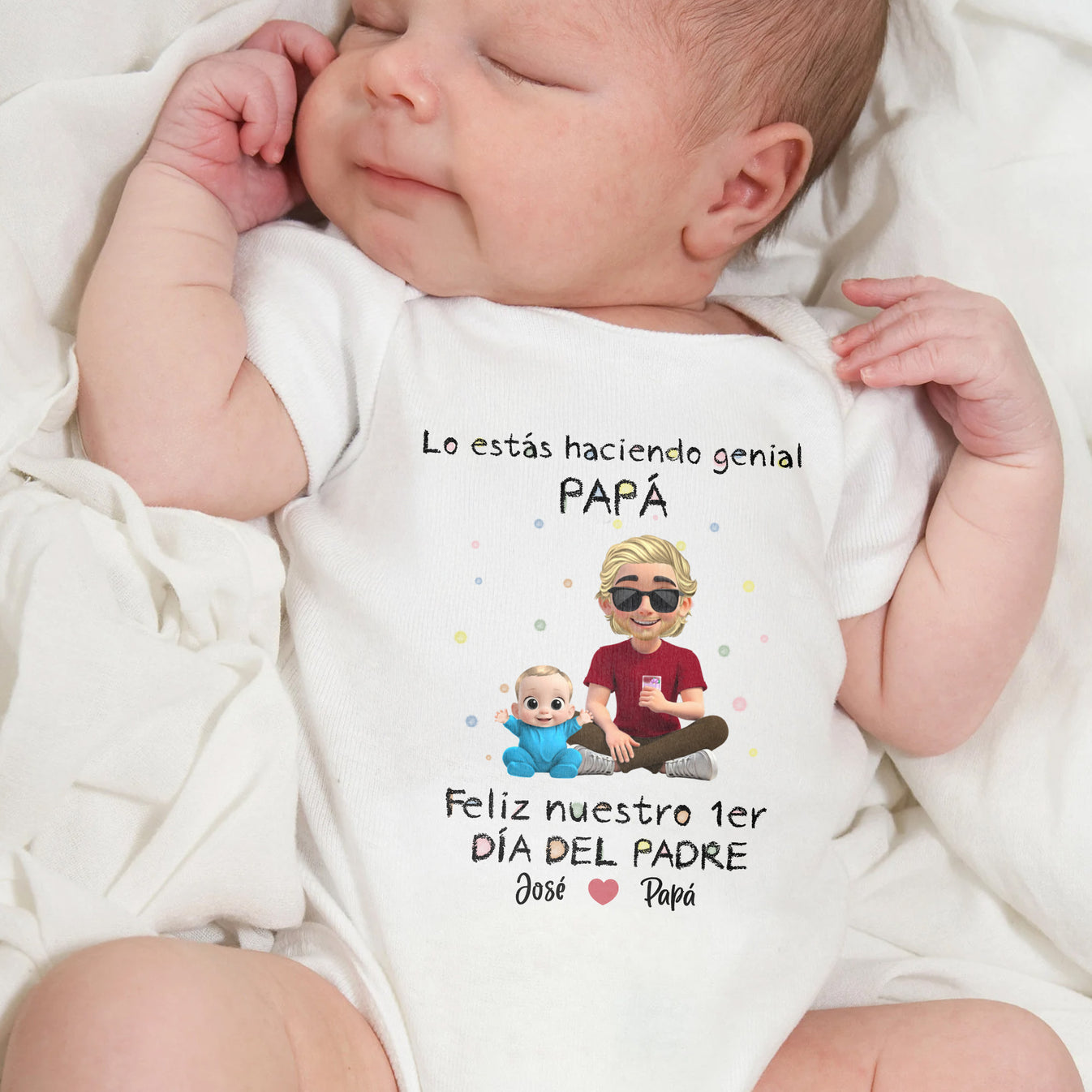 Lo Estás Haciendo Genial Papá, Personalized Custom Baby Onesie, Gift ...