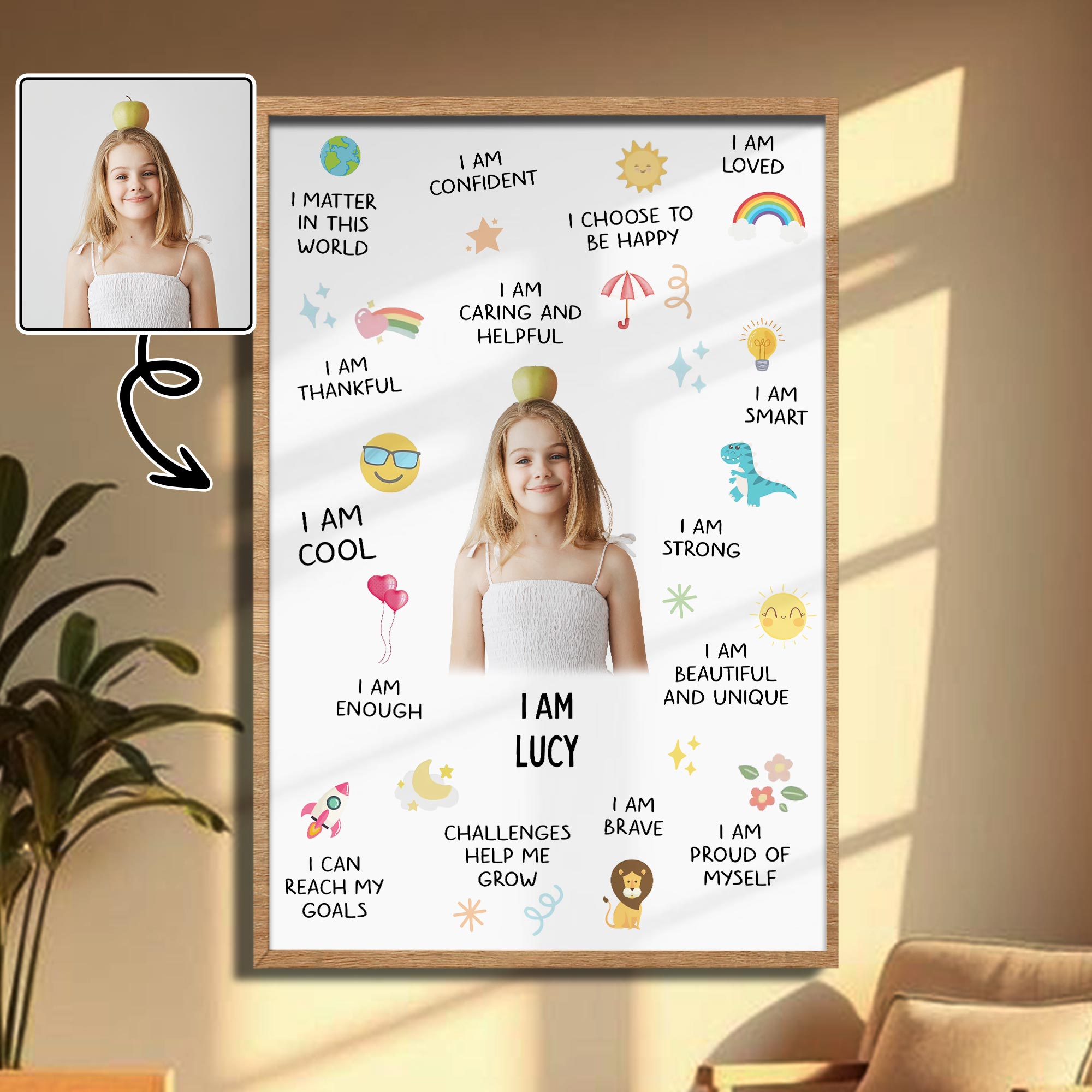 I Matter In This World, Empowering Positive Affirmations, Vertical ...