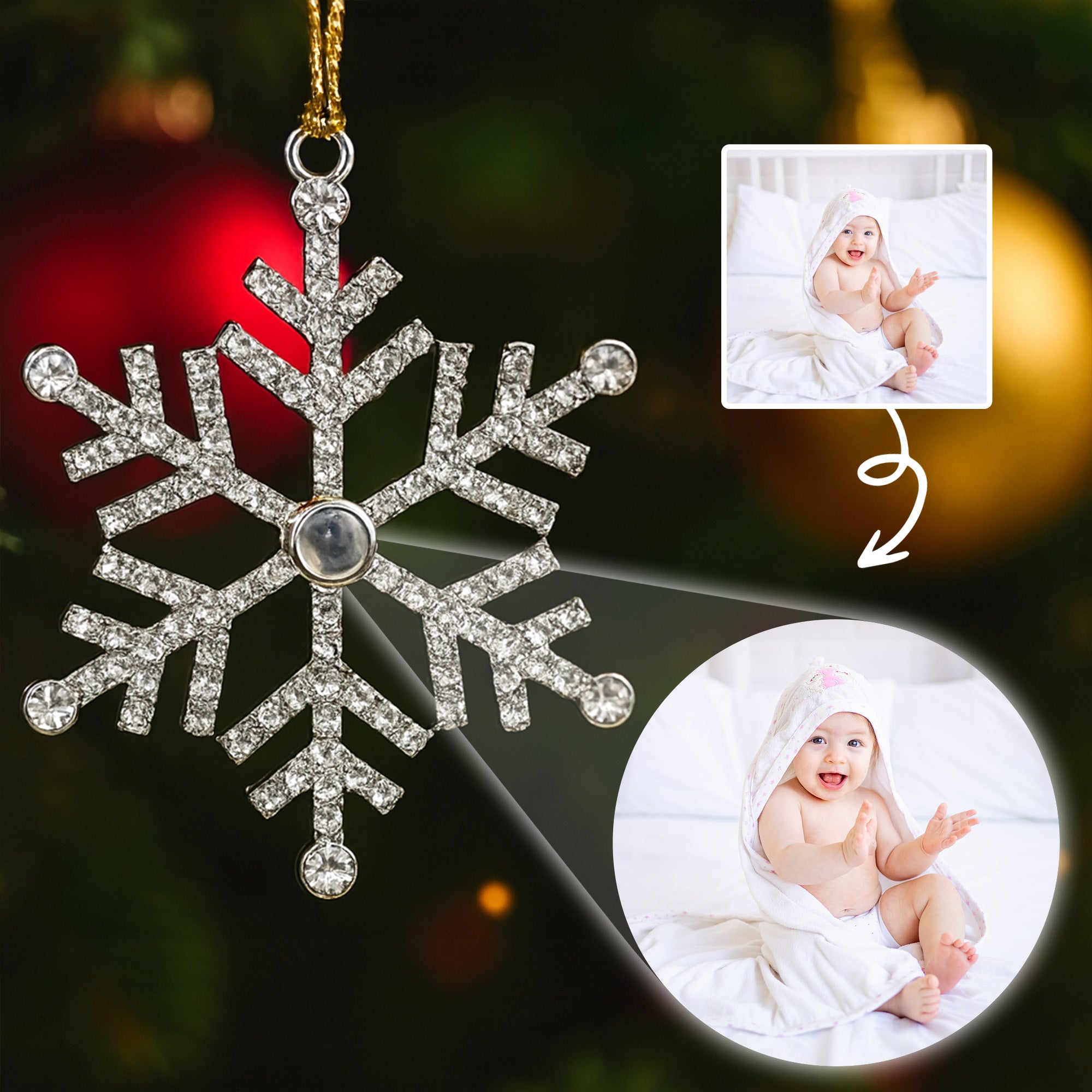 Capture Precious Moments With Cherished Photo Snowflake,Personalized ...