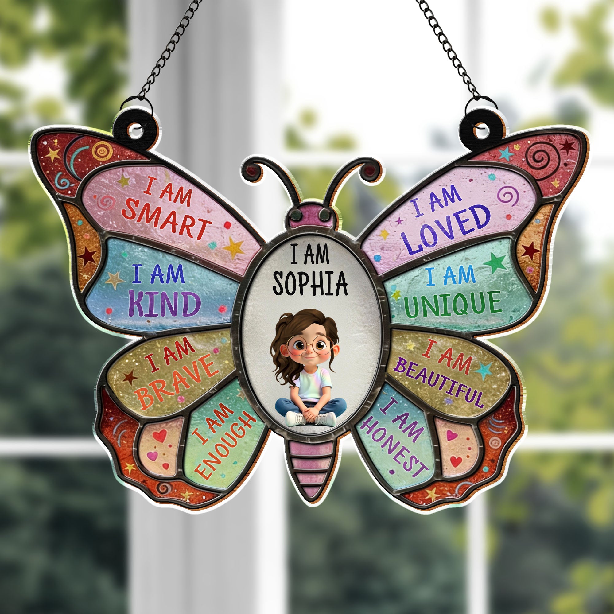 I Am Smart, I Am Kind, Positive Affirmations Butterfly, Custom ...