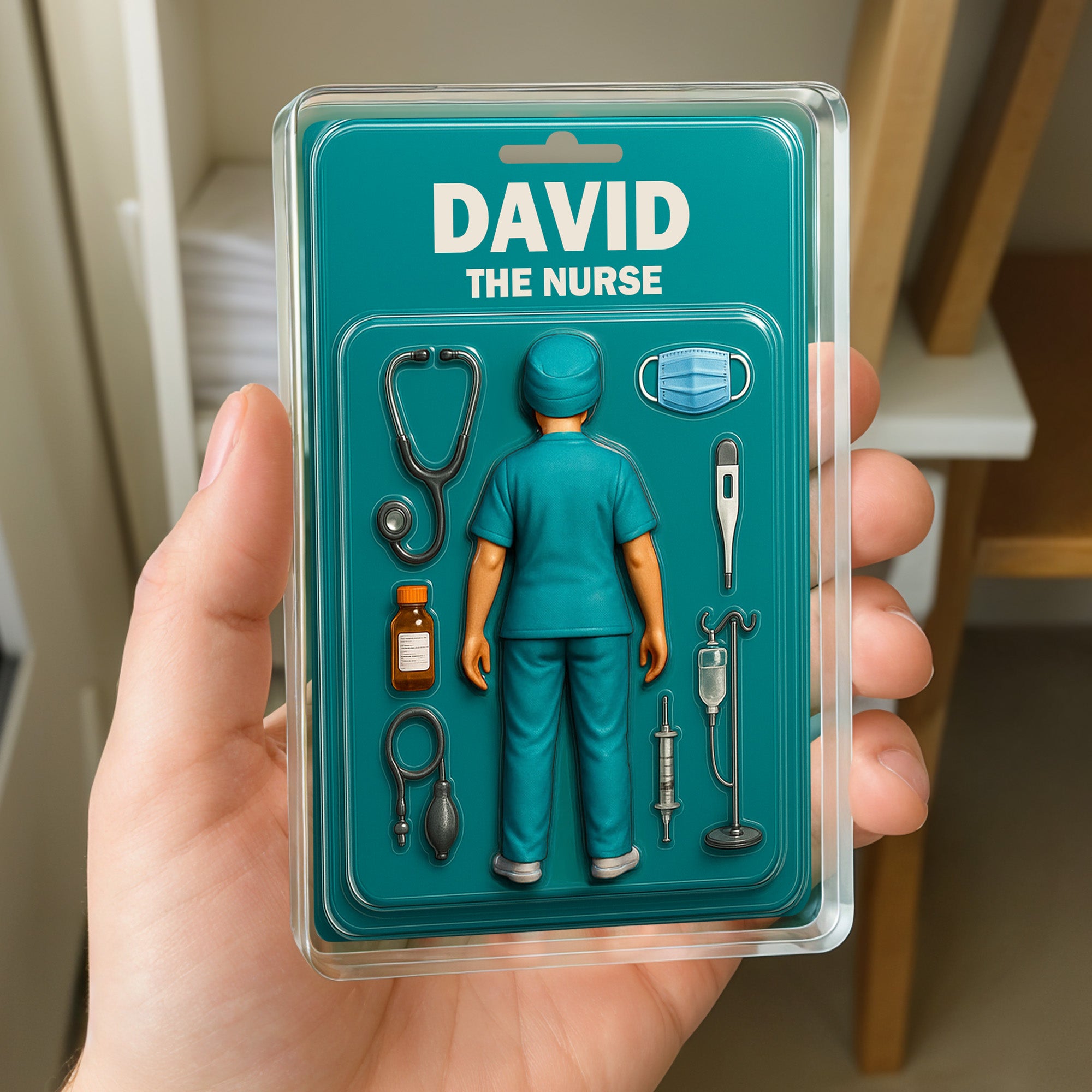 The Nurse, Stethoscope and Medical Tools, Personalized Custom Acrylic ...