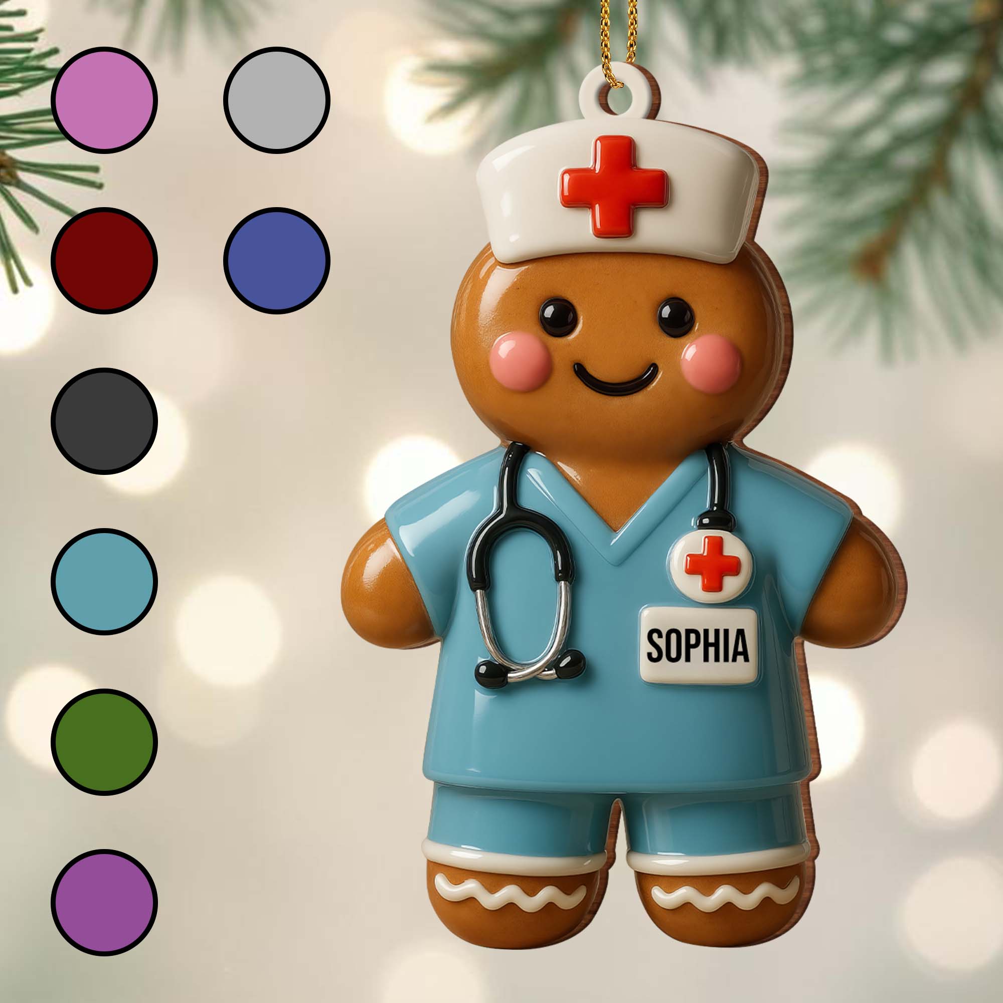 Customized Medical Professional Ornament, Personalized Gift For ...