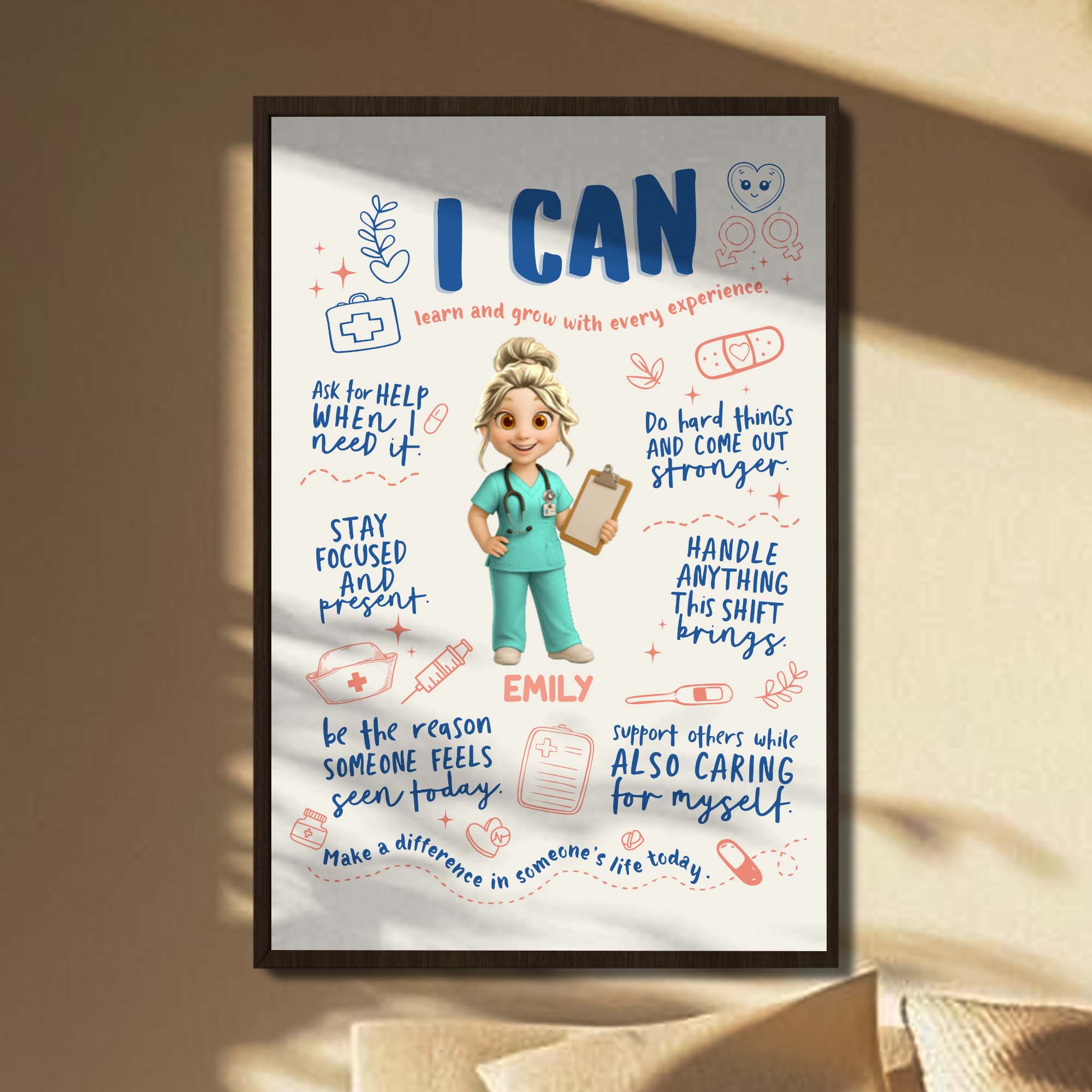 I Can Learn And Grow With Every Experience Nurse,Personalized Custom ...