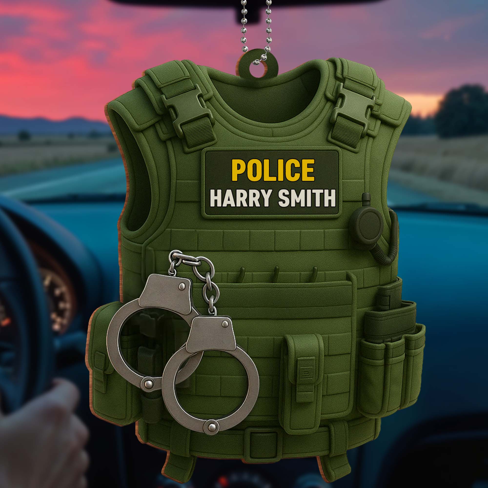 Personalize With Your Officer's Name And Rank, Police Vest And ...