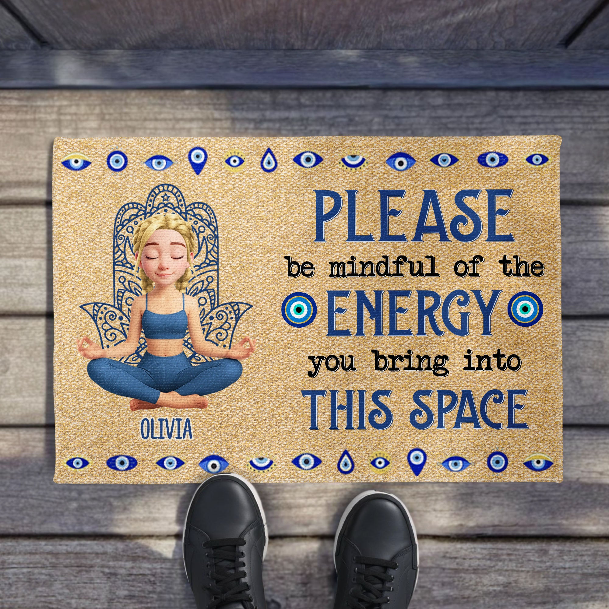 Please Be Mindful Of The Energy You Bring, Custom Doormat, Gift For ...