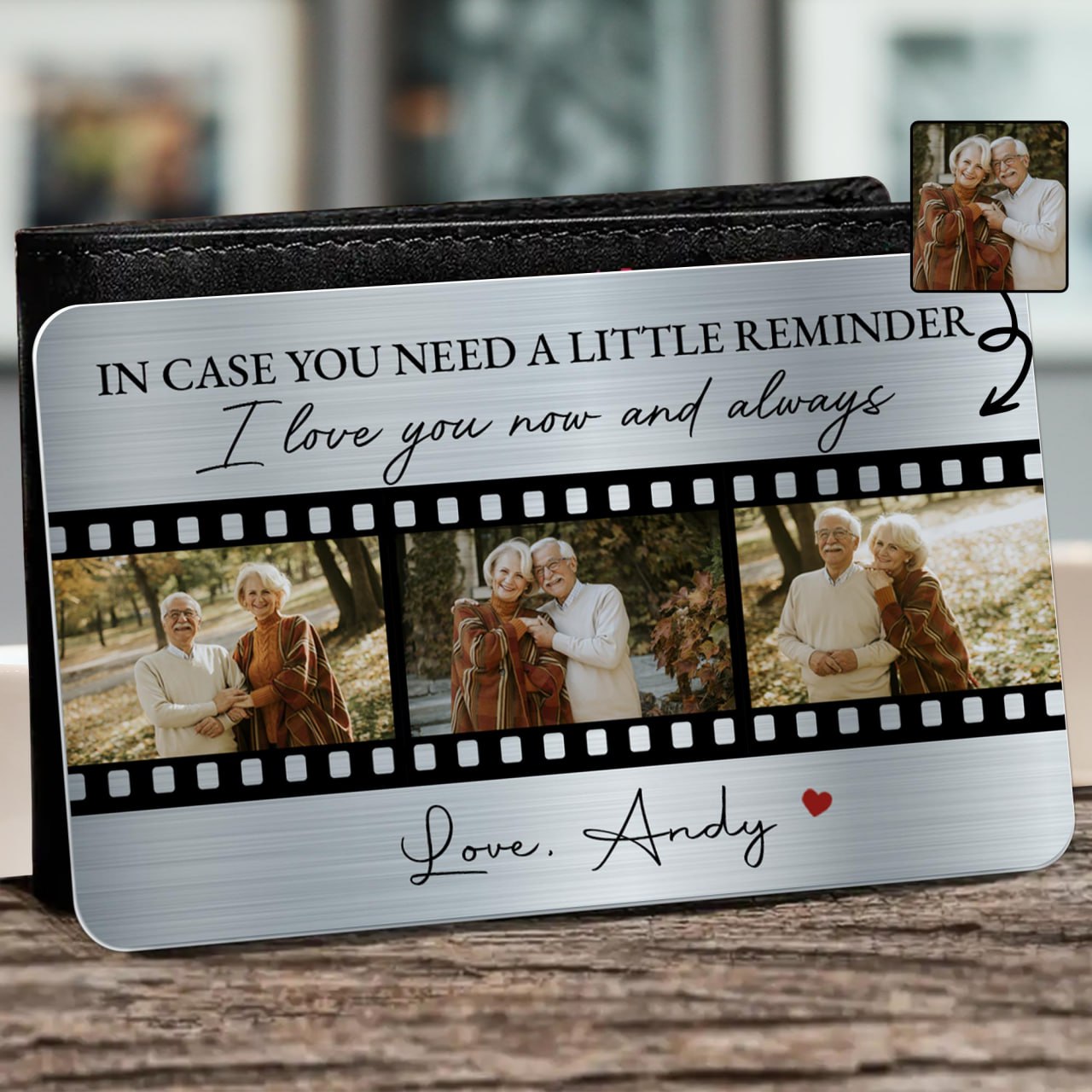 In Case You Need A Reminder - Love Personalized Custom Wallet Card ...